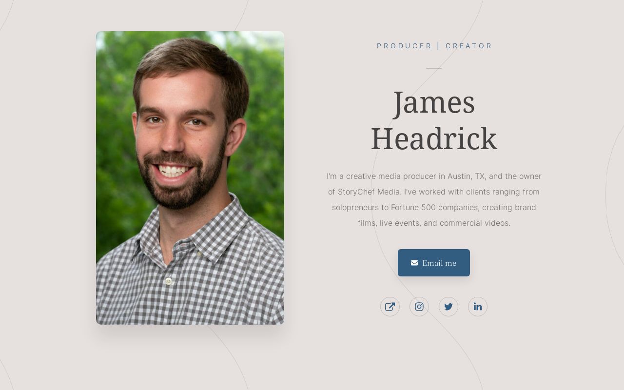 James Headrick - Creative Producer